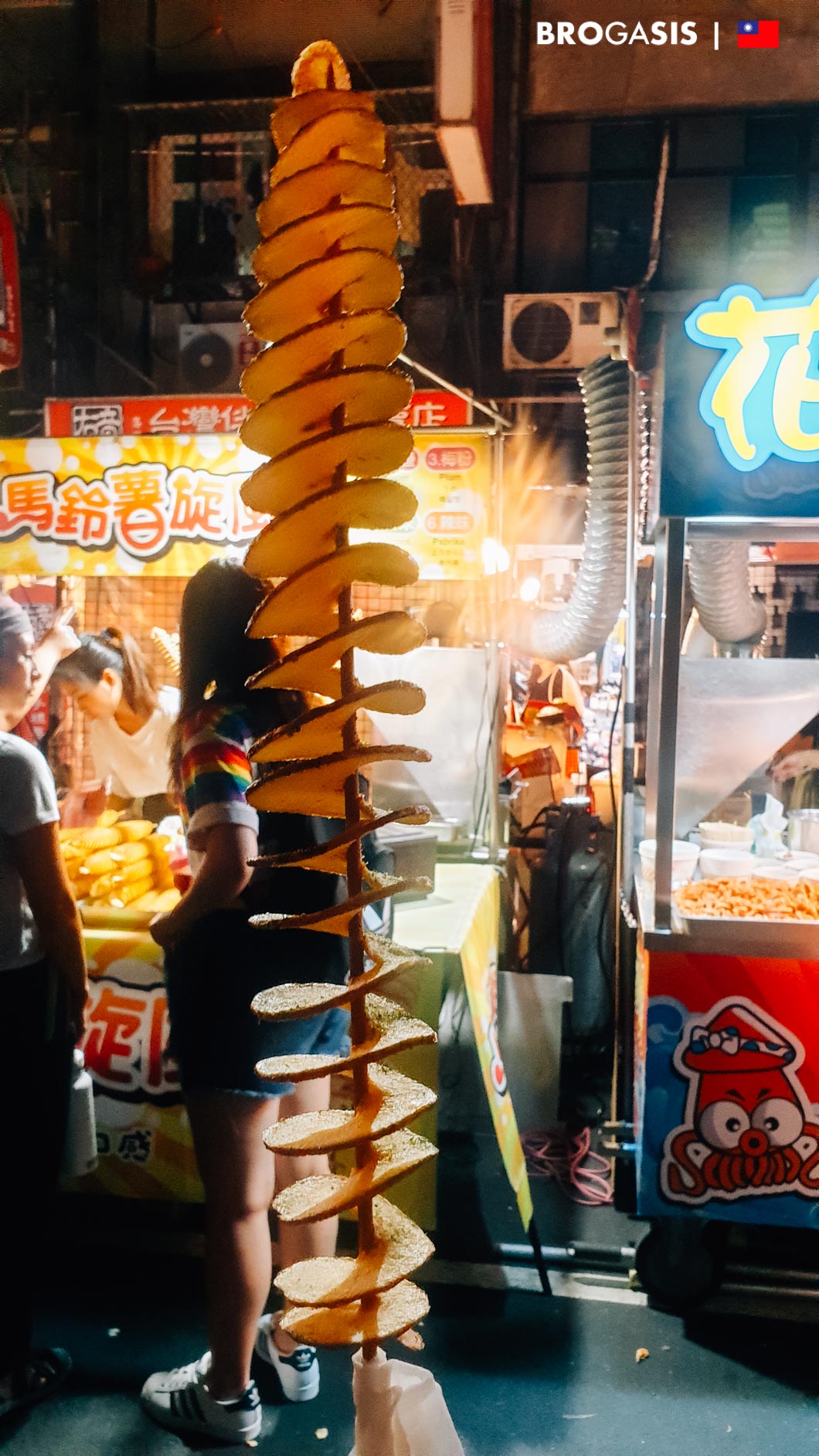ตลาดกลางคืนเหลาเหอ + สะพานสายรุ้ง Raohe Night Market ไทเป ไต้หวัน - BROGASIS